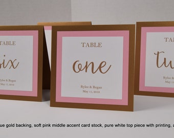 Wedding Table Numbers | Etsy