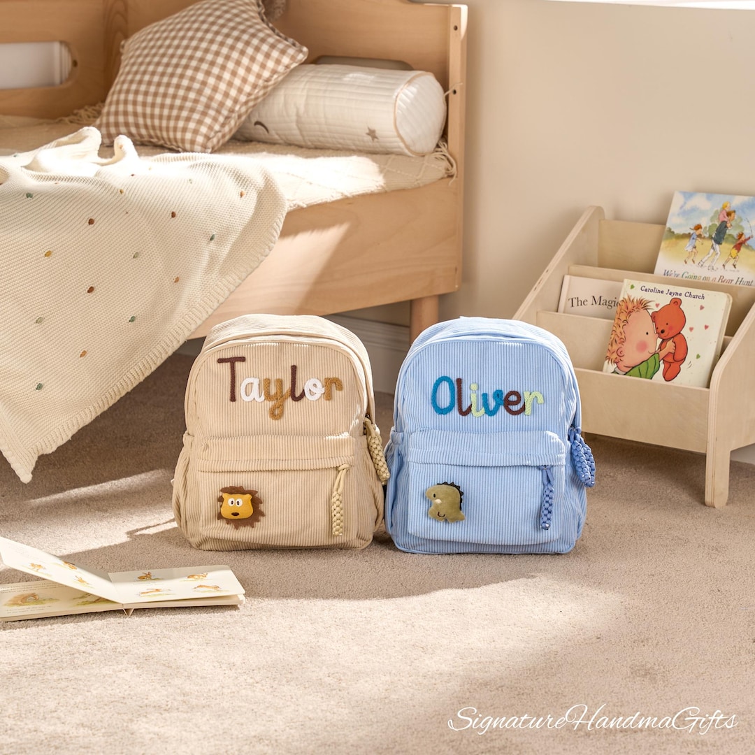Personalized Toddler Backpacks | Custom Embroidered | Vibrant Themed ...