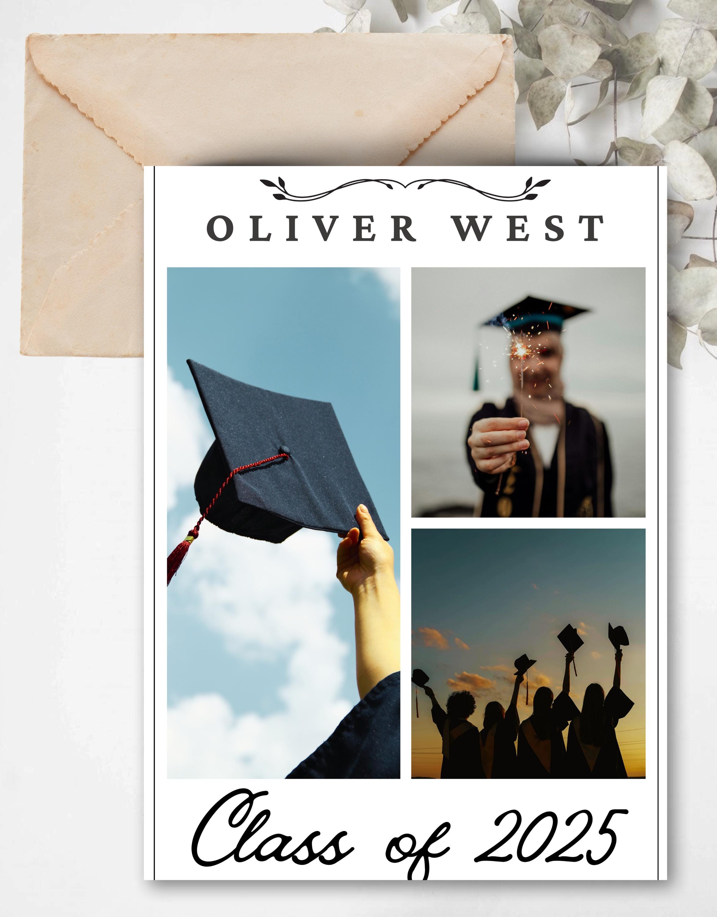 Graduation Party Invitation Template, Graduation Invitation 2025 ...