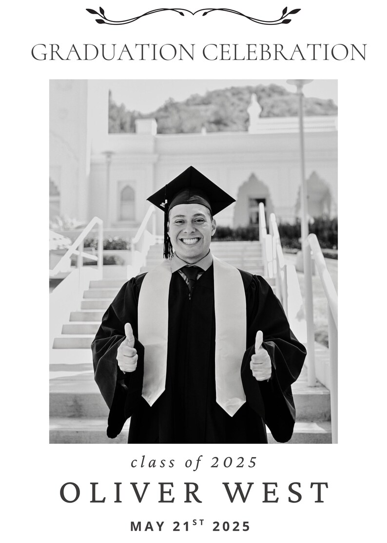 Graduation Party Invitation Template, Graduation Invitation 2025 ...