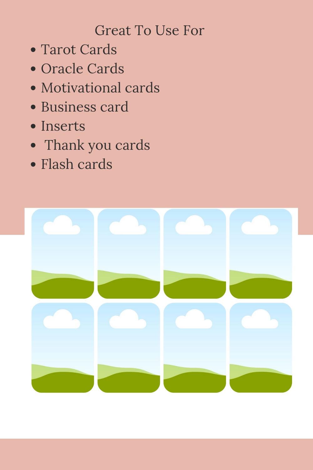 DIY Ultimate Card Template Bundle | Editable Canva Templates for Tarot ...