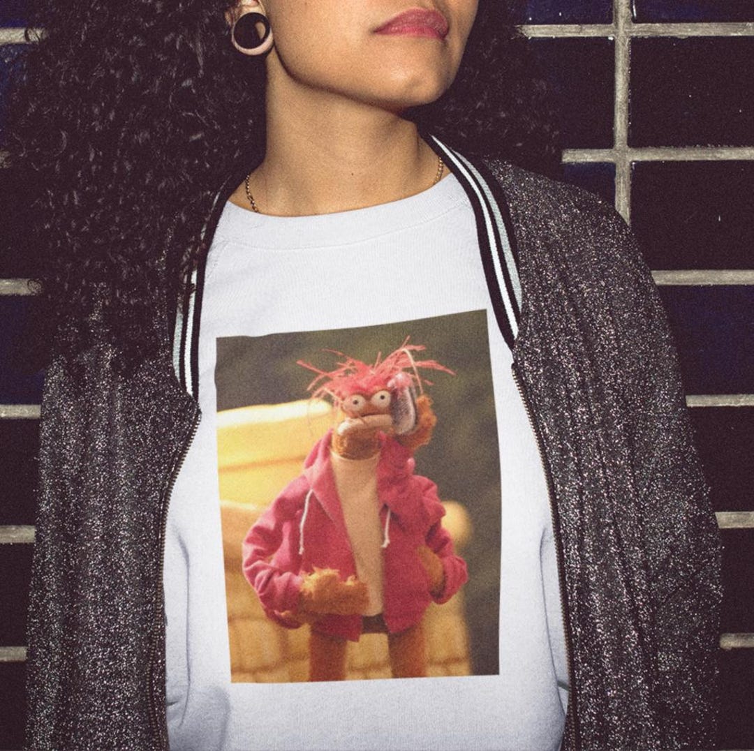 Retro Muppet Tee | Funny Meme | 90s Aesthetic Shirt | Unisex Top Y2k ...
