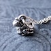 Tiny Toad Necklace - Sterling Silver Toad Charm on a Delicate Sterling ...