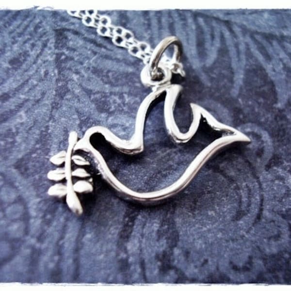 Sterling Silver Dove - Etsy