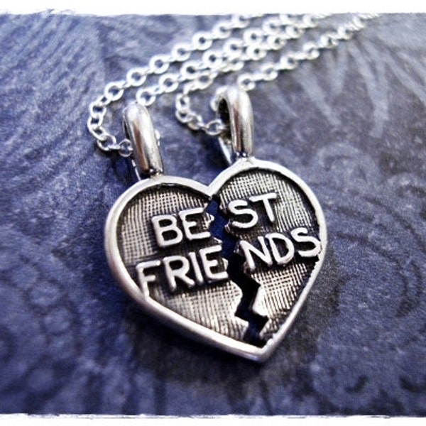 Best Friends Necklace for 2 - Etsy