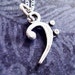Silver Bass Clef Necklace - Sterling Silver Bass Clef Charm on a ...