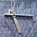 Silver Peace Pipe Necklace - Sterling Silver Peace Pipe Charm on a ...