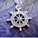 Silver Open Book Necklace Silver Pewter Open Book Charm on a Delicate ...
