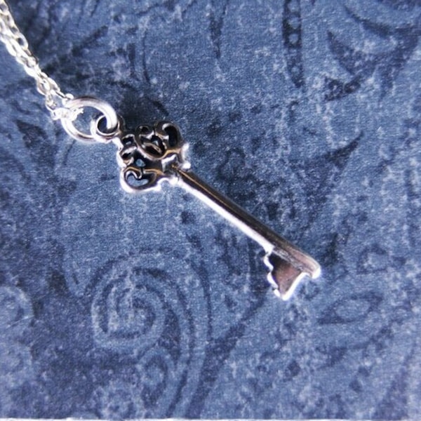 Crown Key Necklace - Etsy