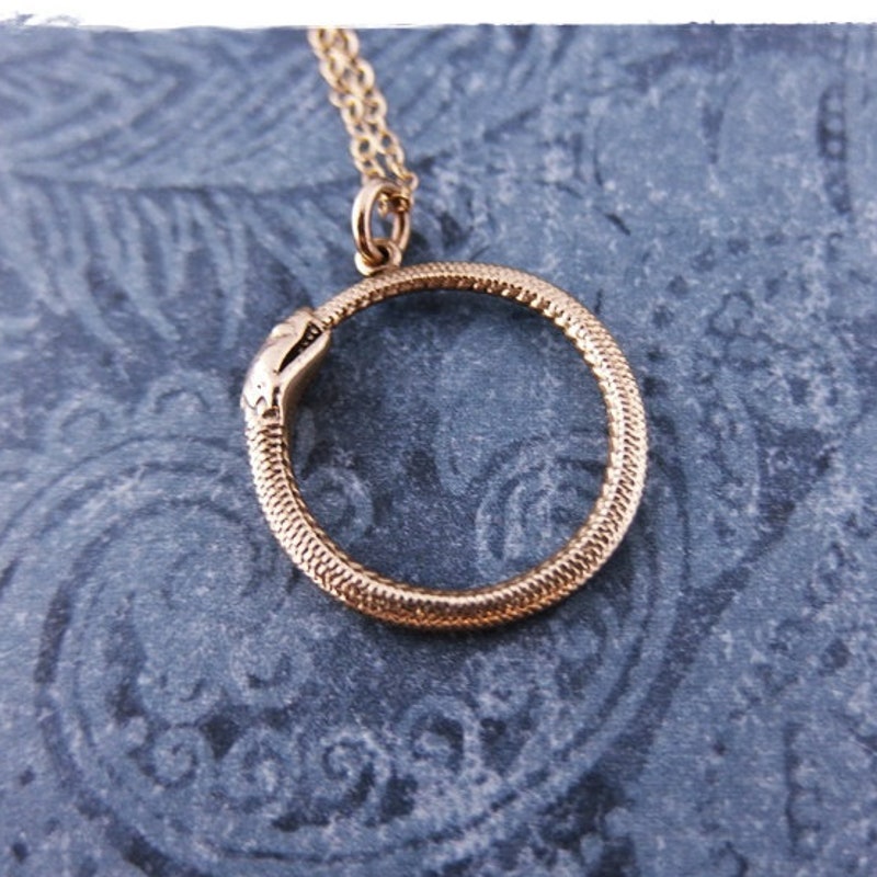 Ouroboros Necklace - Etsy