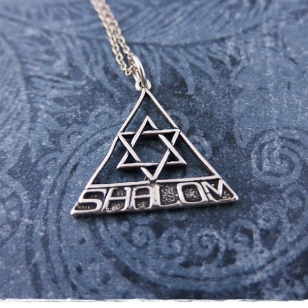 Shalom Necklace - Etsy
