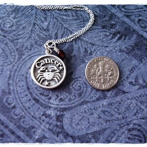 Sterling Silver Cancer Imaginative Necklace - Sterling Silver ...