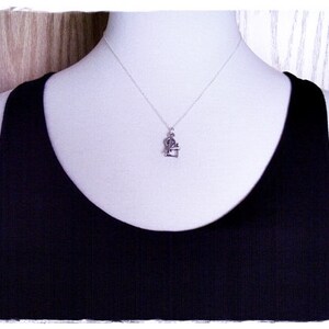 Silver Spinning Wheel Necklace - Sterling Silver Spinning Wheel Charm ...