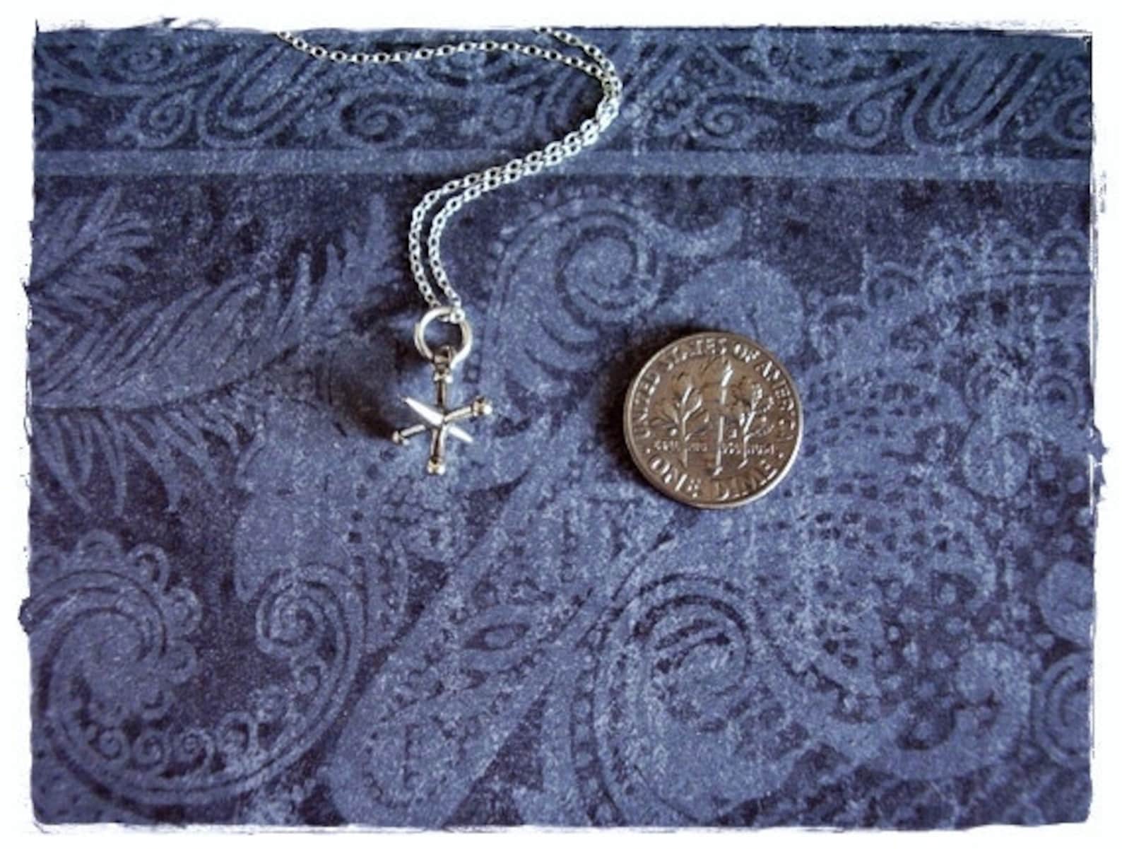 Silver Jack Necklace Sterling Silver Jack Charm on a - Etsy