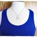 Silver Tiara Necklace - Silver Pewter Tiara Charm on a Delicate ...