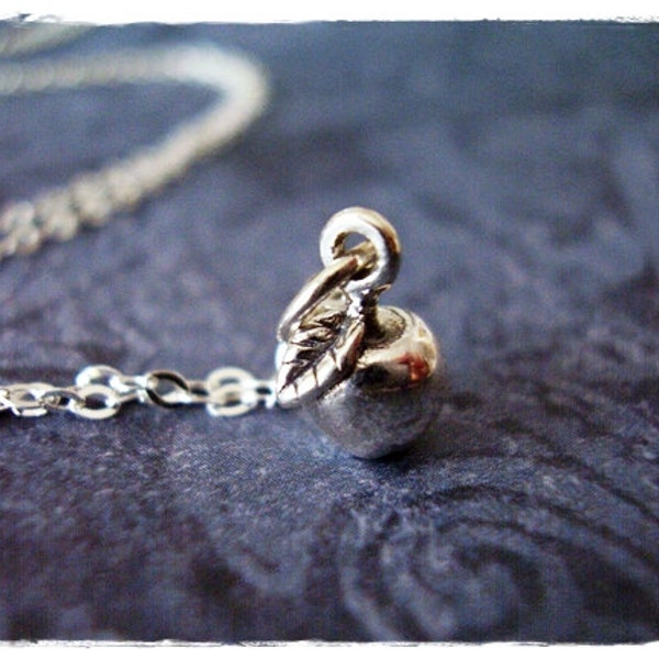 Apple Necklace - Etsy