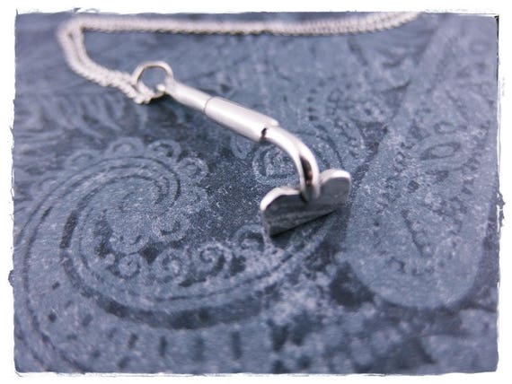 Silver Garden Hoe Necklace Sterling Silver Garden Hoe Charm - Etsy