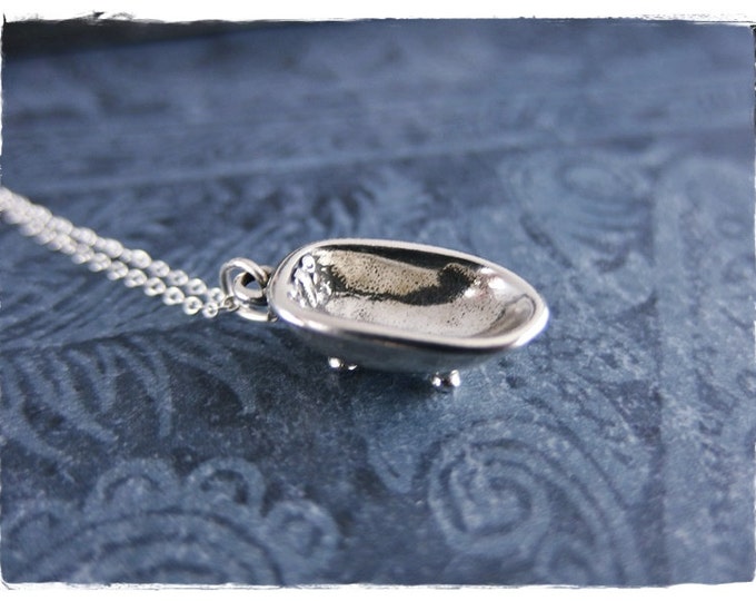 Sterling Silver Claw Foot Bathtub Charm Bath Tub Bathroom 3D - Etsy