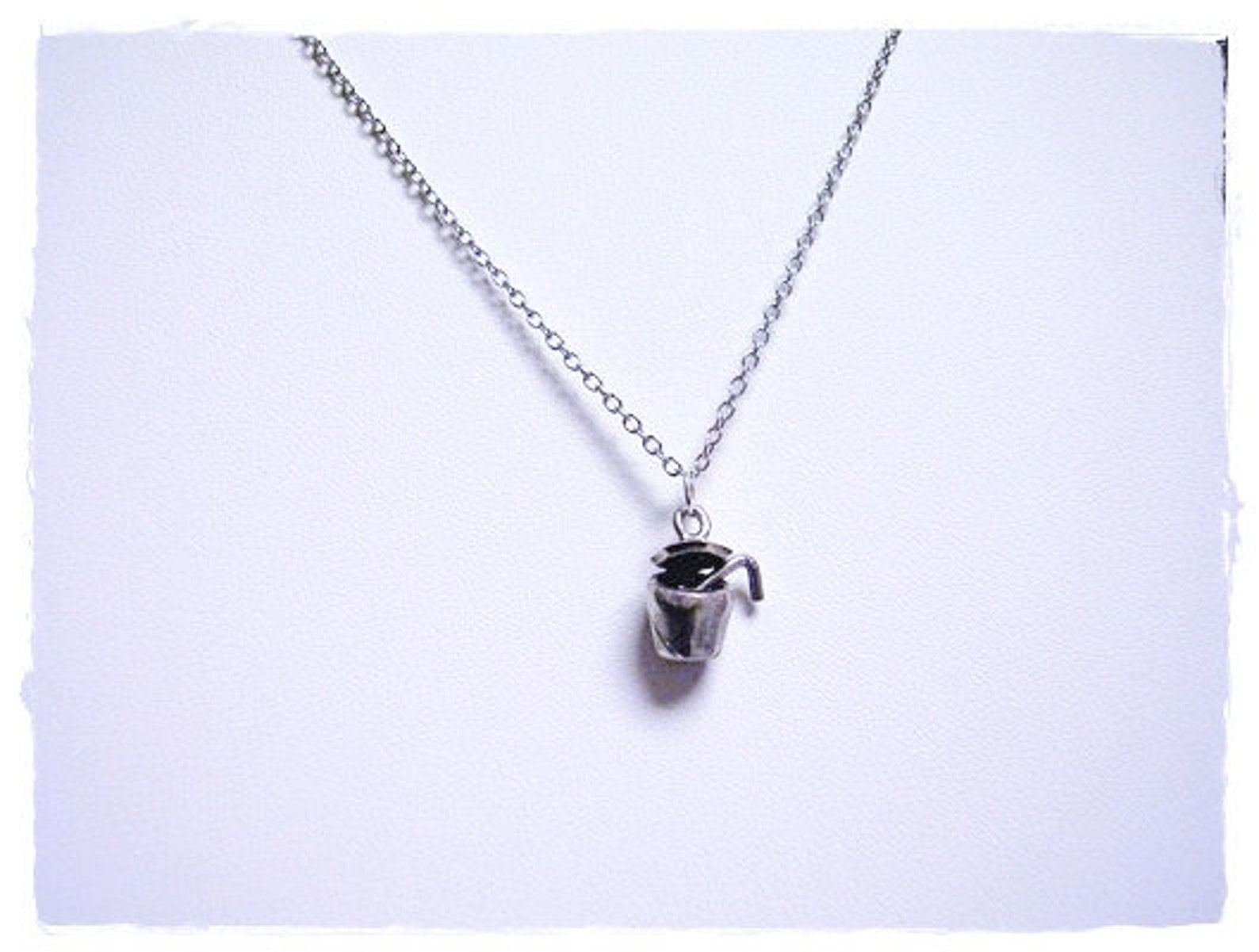 Silver Coconut Water Necklace Antique Pewter Coconut Water - Etsy