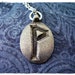 Silver Wynn Rune Necklace Silver Pewter Wynn Rune Charm on a Delicate ...