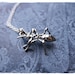 Silver Ant Necklace Sterling Silver Ant Charm on a Delicate Sterling ...
