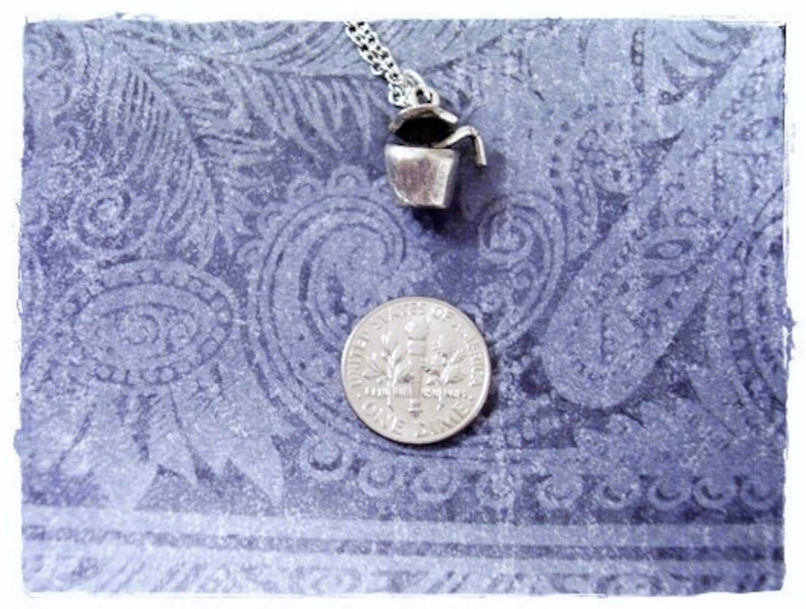 Silver Coconut Water Necklace Antique Pewter Coconut Water - Etsy