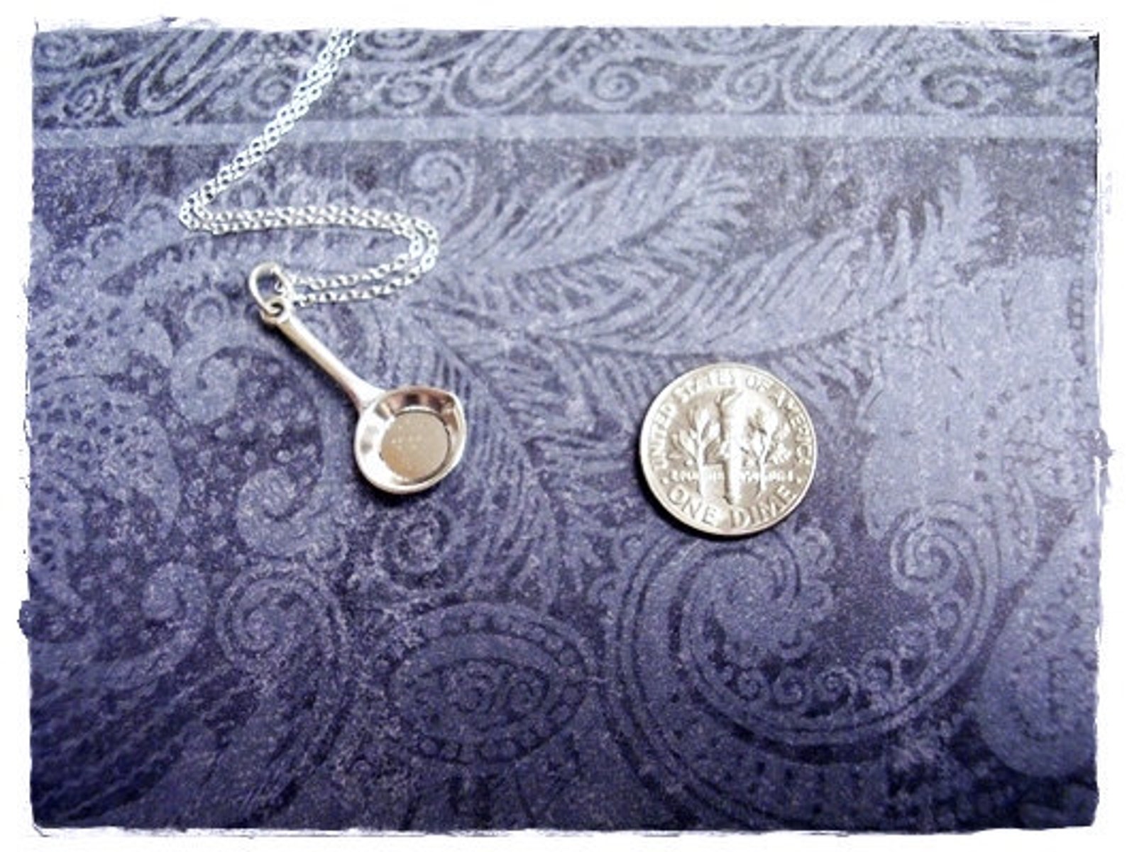 Silver Frying Pan Necklace Sterling Silver Frying Pan Charm | Etsy