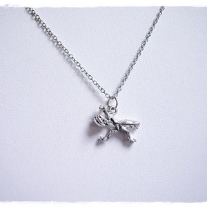 Silver Praying Mantis Necklace - Silver Pewter Praying Mantis Charm on ...