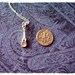 Tiny Silver Ukulele Necklace - Sterling Silver Ukulele Charm on a ...