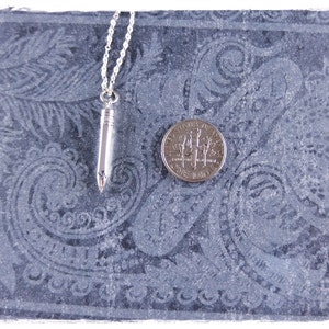 Silver No 2 Pencil Necklace - Sterling Silver No 2 Pencil Charm on a ...