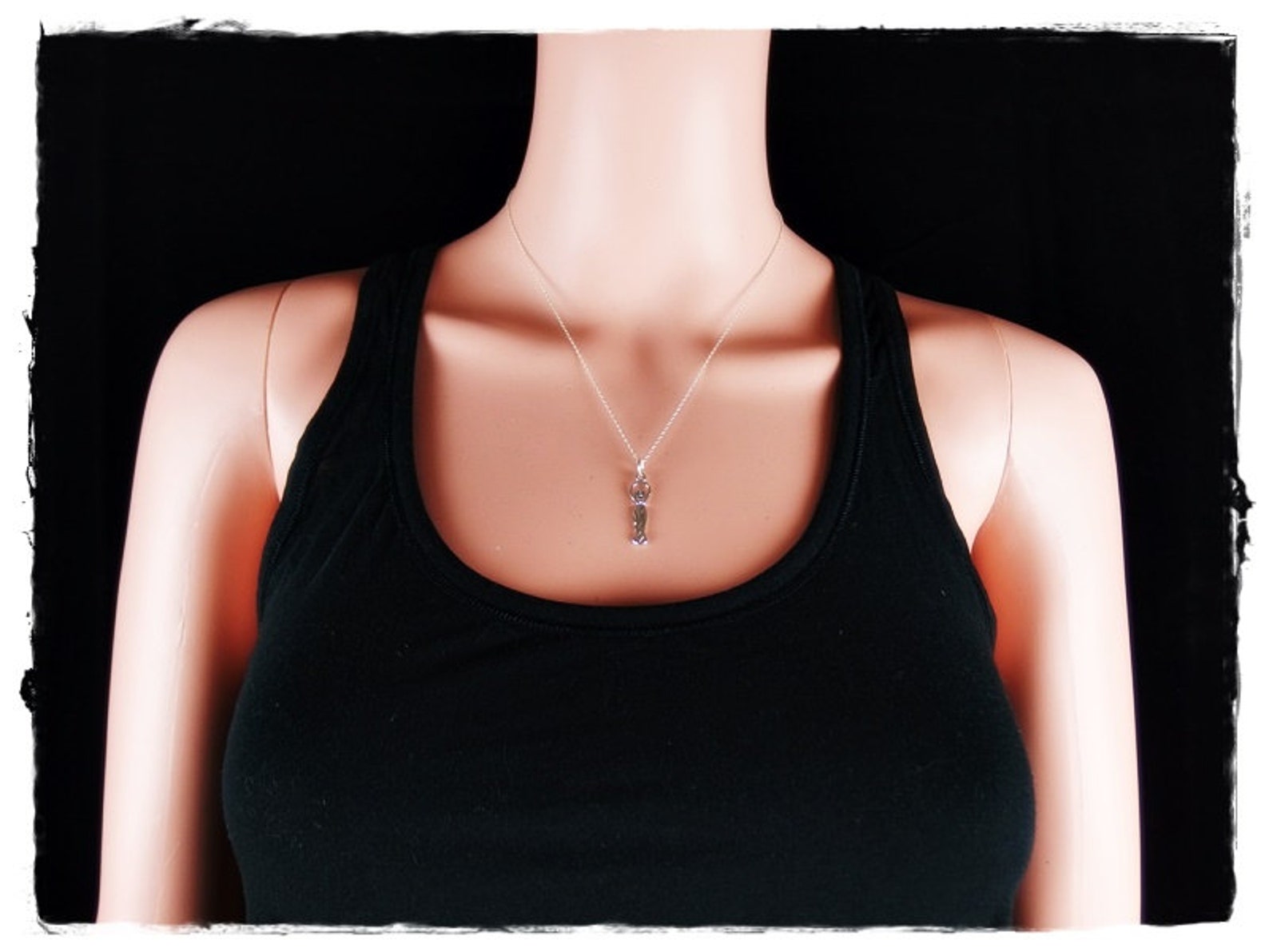 Silver Moon Goddess Necklace Sterling Silver Moon Goddess | Etsy