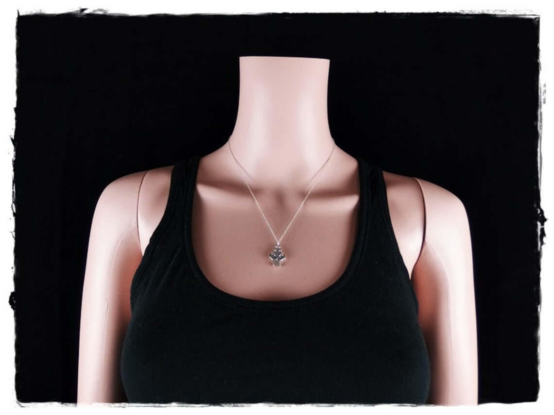 Silver Holy Trinity Cross Necklace Sterling Silver Holy | Etsy