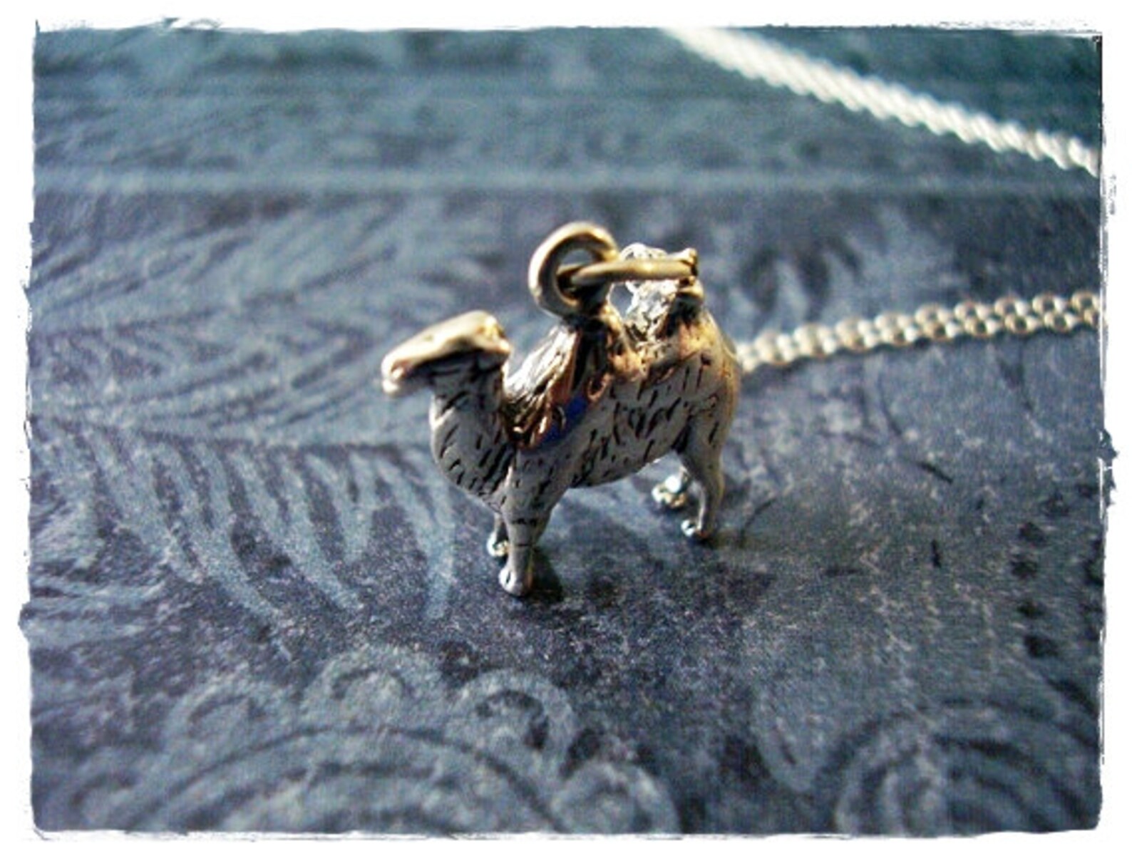 Silver Camel Necklace - Sterling Silver Camel Charm on a Delicate ...