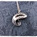 Silver Chameleon Necklace Sterling Silver Chameleon Charm on a Delicate ...