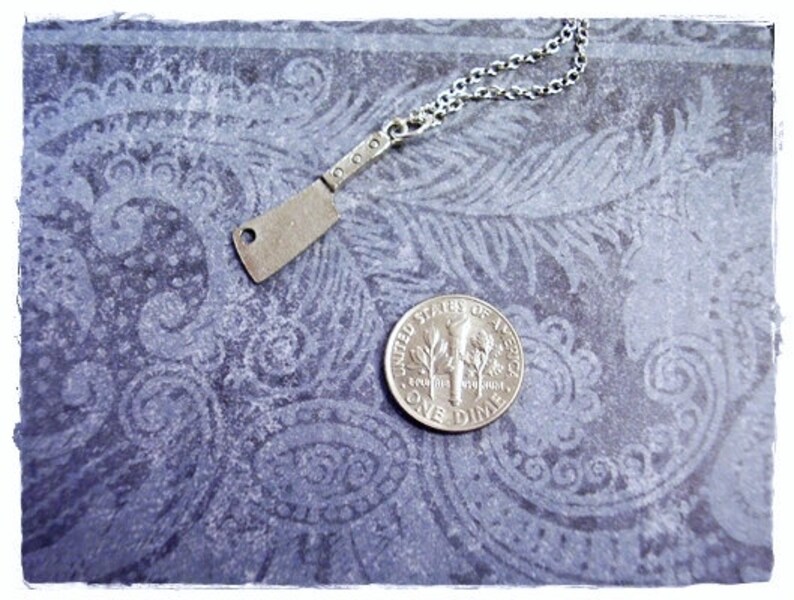 Silver Butcher's Cleaver Necklace Antique Pewter - Etsy