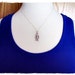 Silver Mummy Necklace Sterling Silver Mummy Charm on a Delicate ...