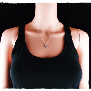 Crystal Rowan Tree Necklace - Rhodium Plated Sterling Silver Crystal ...