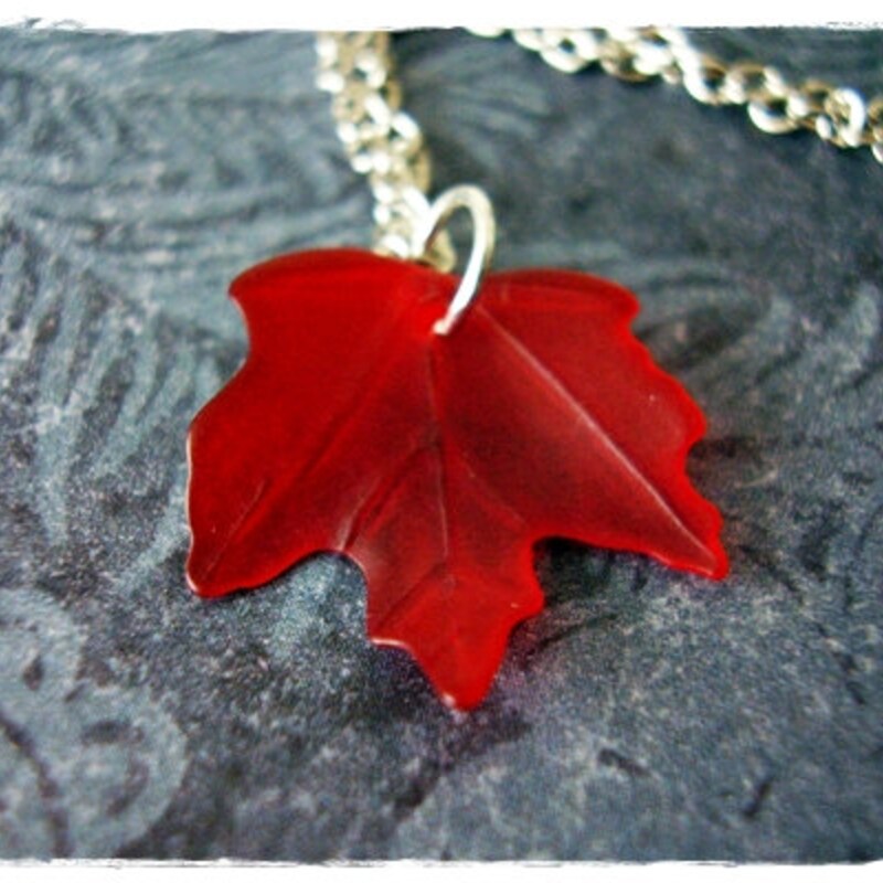 Lucite Maple Leaf - Etsy