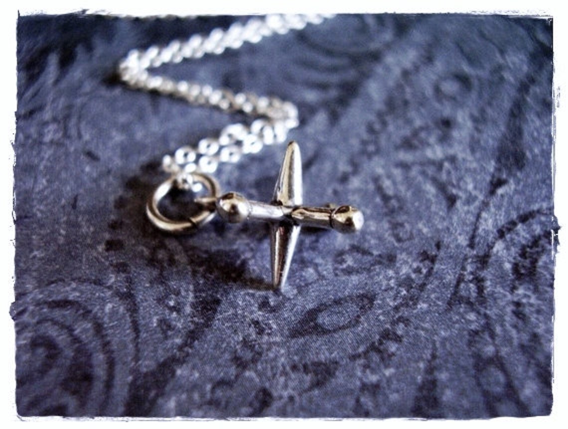 Silver Jack Necklace Sterling Silver Jack Charm on a - Etsy