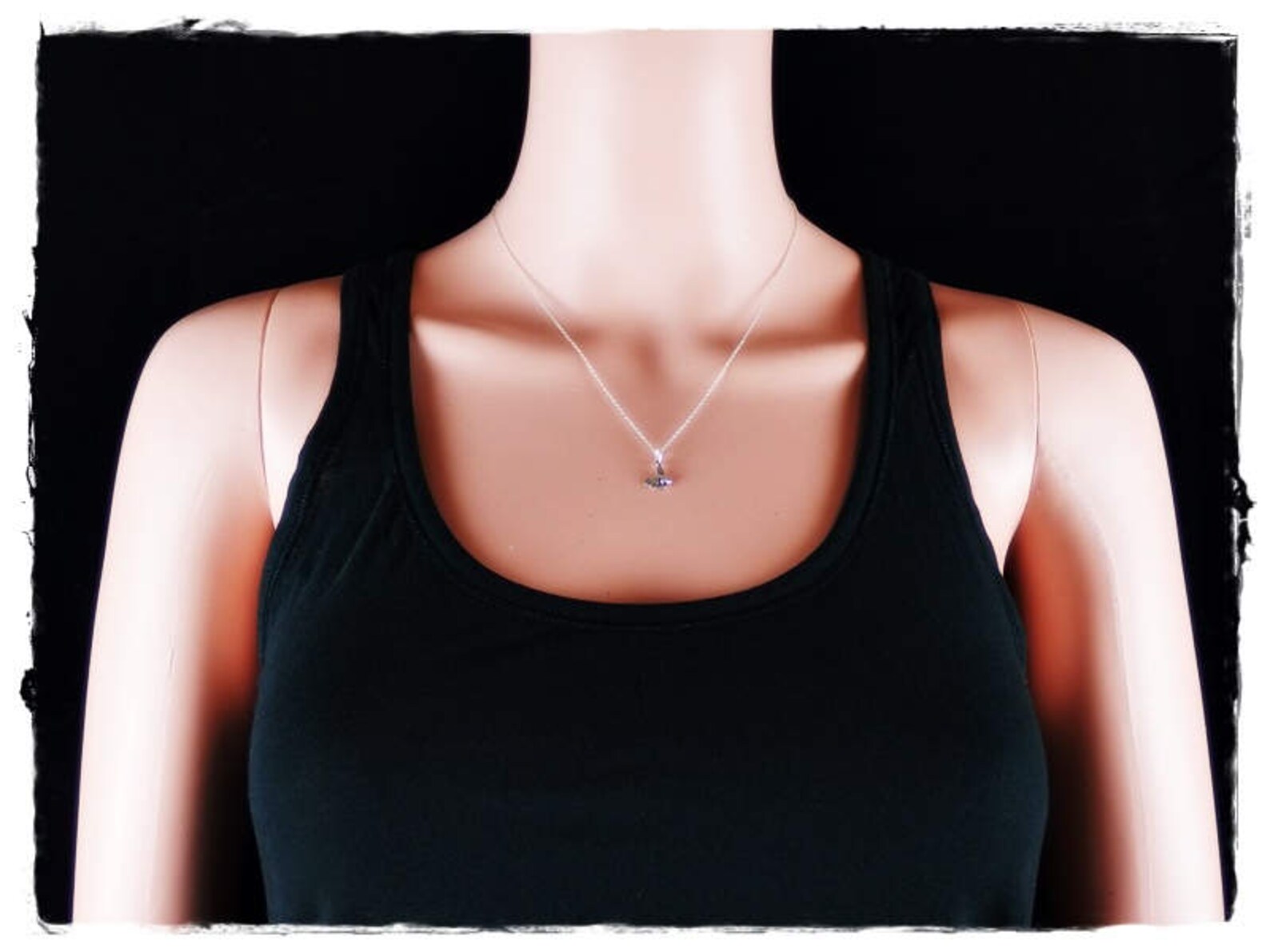 Tiny Betta Fish Necklace - Sterling Silver Betta Fish Charm on a ...