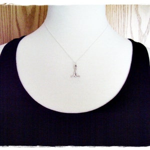 Silver Hockey Sticks Necklace - Sterling Silver Hockey Sticks Charm on ...