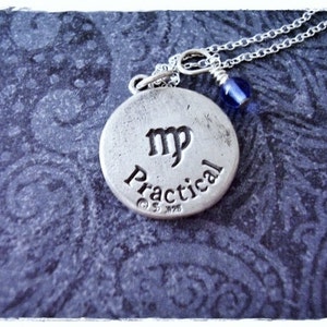 Sterling Silver Virgo Practical Necklace - Sterling Silver Practical ...
