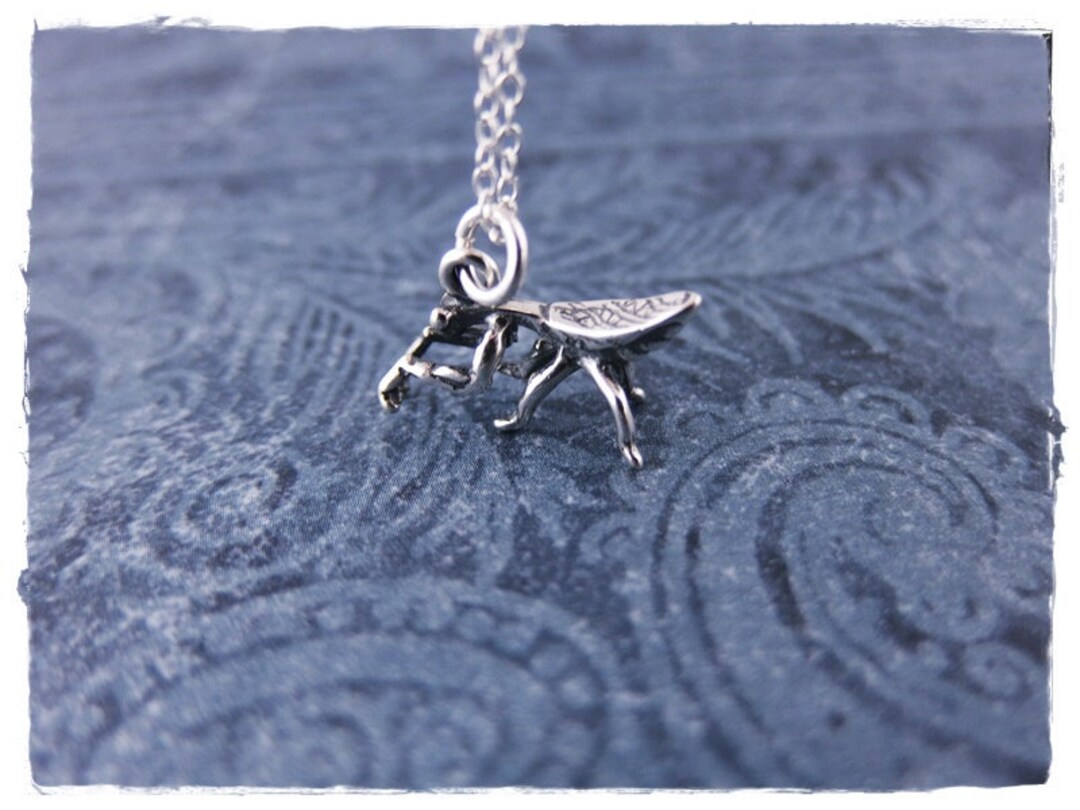 Tiny Praying Mantis Necklace - Tiny Sterling Silver Praying Mantis ...