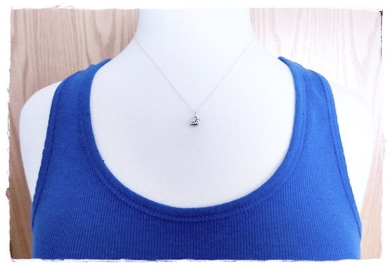 Tiny Toad Necklace - Sterling Silver Toad Charm on a Delicate Sterling ...