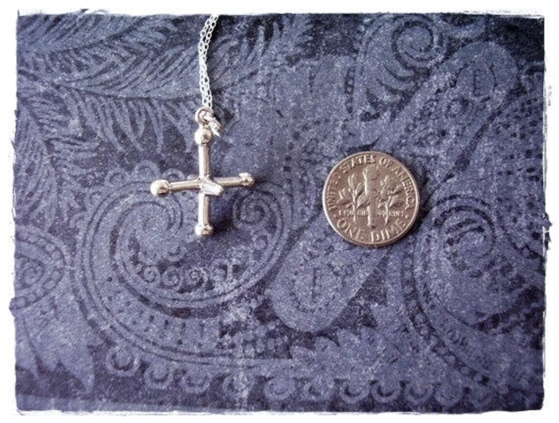 Large Silver Jack Necklace - Sterling Silver Jack Charm on a Delicate ...