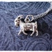 Silver Goat Necklace - Sterling Silver Goat Charm on a Delicate ...