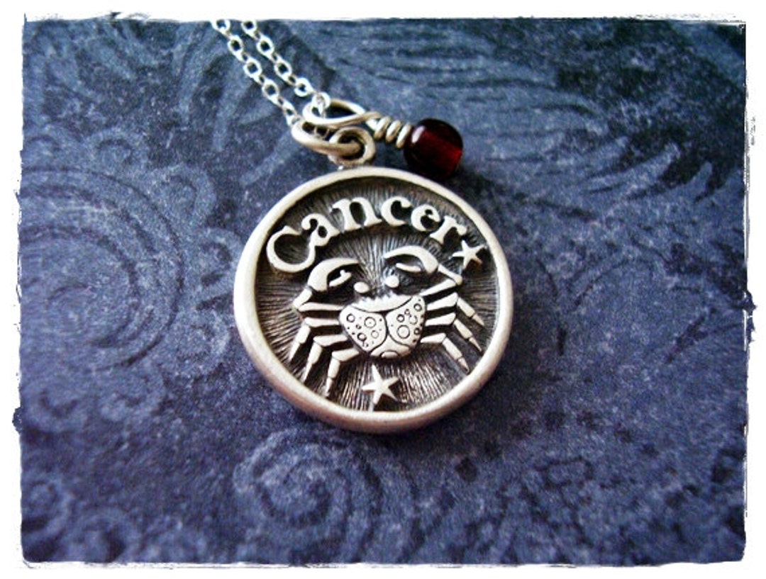 Sterling Silver Cancer Imaginative Necklace - Sterling Silver ...
