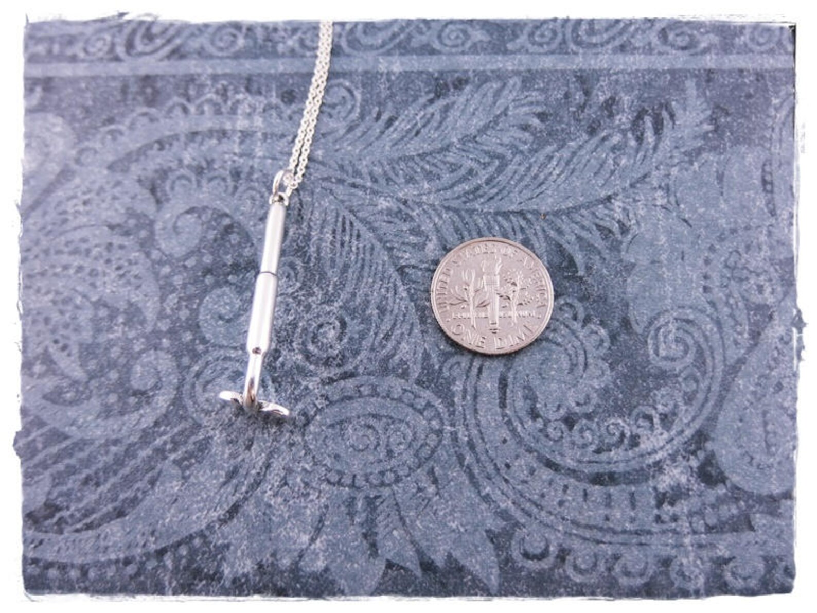 Silver Garden Hoe Necklace - Sterling Silver Garden Hoe Charm on a ...