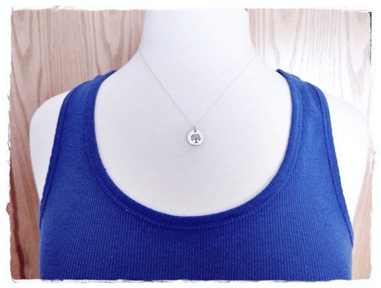 Silver Rowan Tree Necklace Sterling Silver Rowan Tree Charm | Etsy