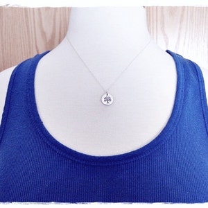 Silver Rowan Tree Necklace - Sterling Silver Rowan Tree Charm on a ...